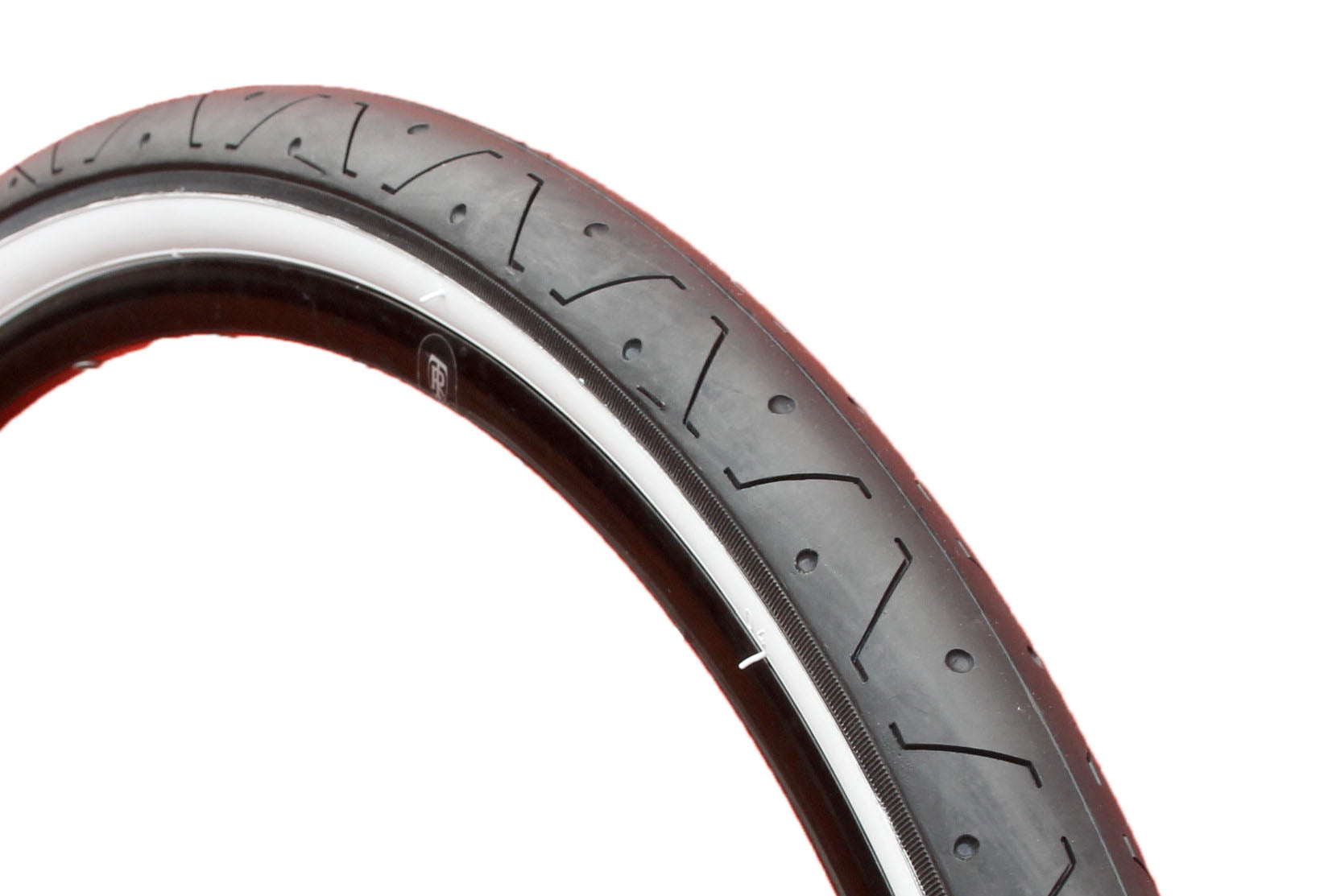 BLACK WHITEWALL Slick mountain bike tyre tire – CurioUK