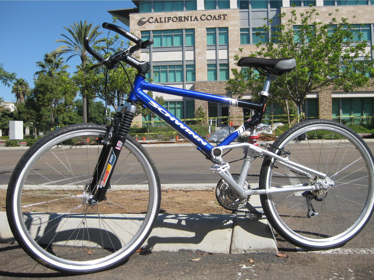 BLACK WHITEWALL Slick mountain bike tyre tire – CurioUK